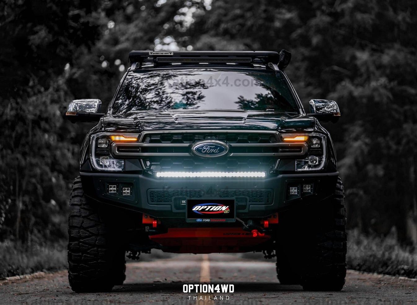 NEXT-GEN 2022+ OP-V2 SUPREME FRONT WINCH BAR - FORD RANGER & EVEREST ...