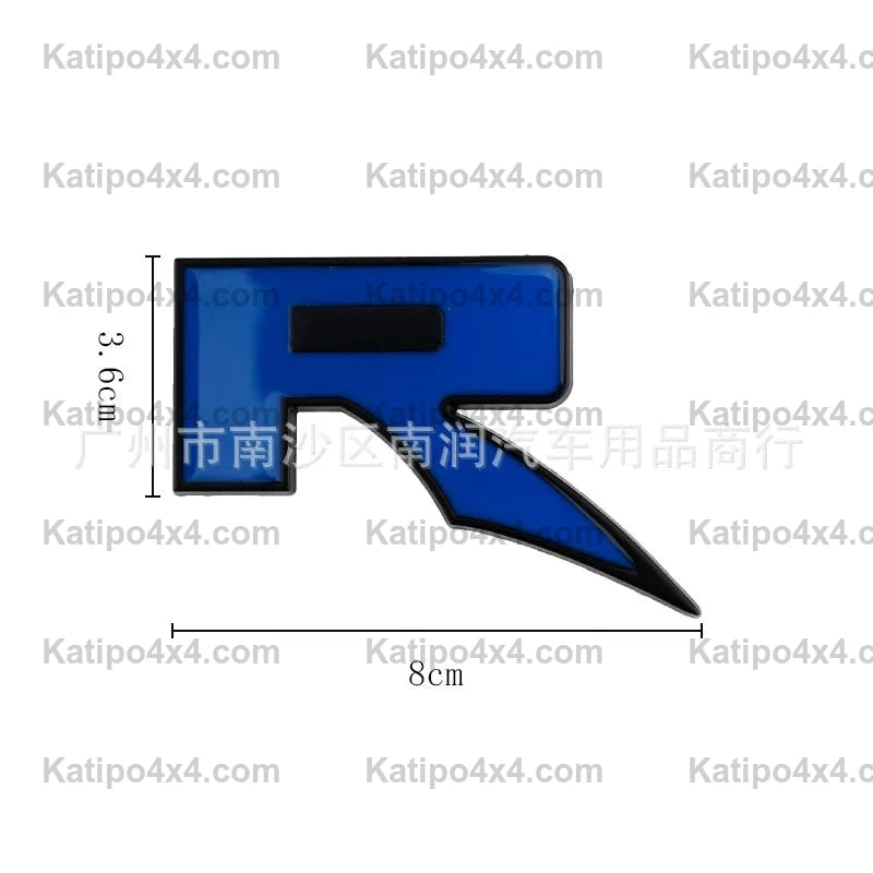 3D Metal RAPTOR R Emblem Letter. For RANGER RAPTOR – KATIPO 4X4™