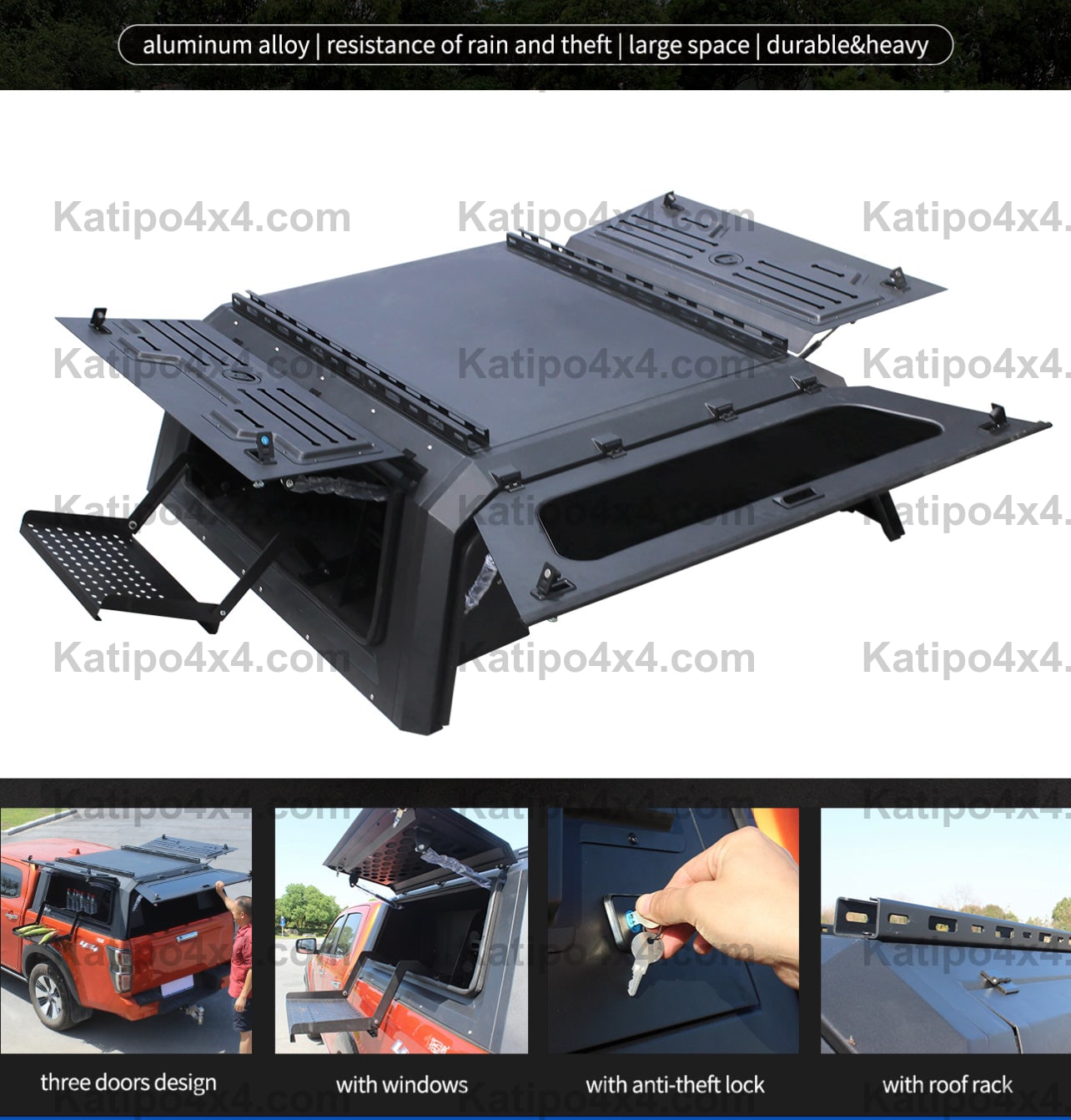 NEXT-GEN 2022+ FORD RANGER & RAPTOR Aluminium Canopy ( FREE WORLD WIDE ...